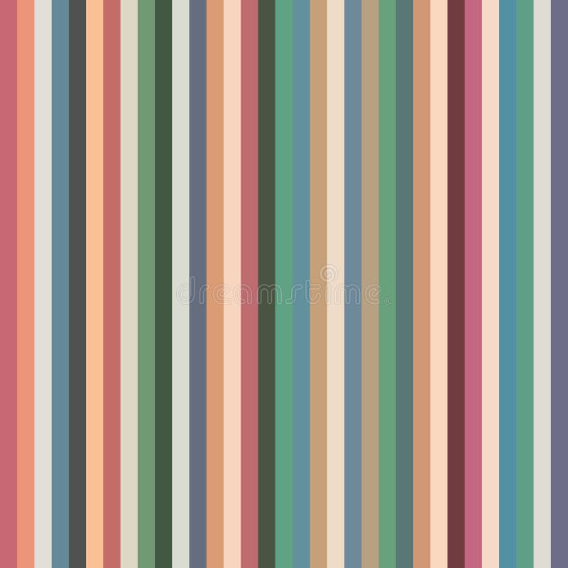 Seamless Multicolor Striped Pattern, Vertical Lined Background Ready ...