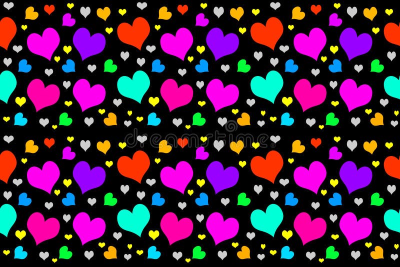 Seamless Multicolored Cute Pattern Wallpaper, Various Sizes of ...