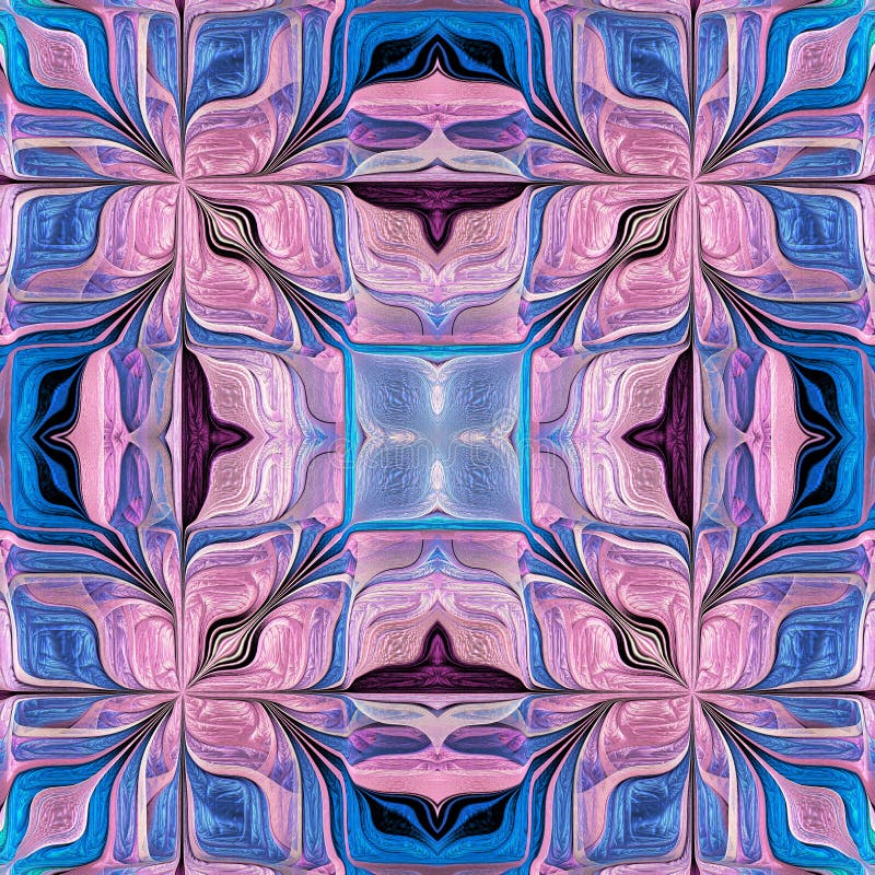 Seamless Multicolored Pattern from Stylized Flower. You Can Use it for ...