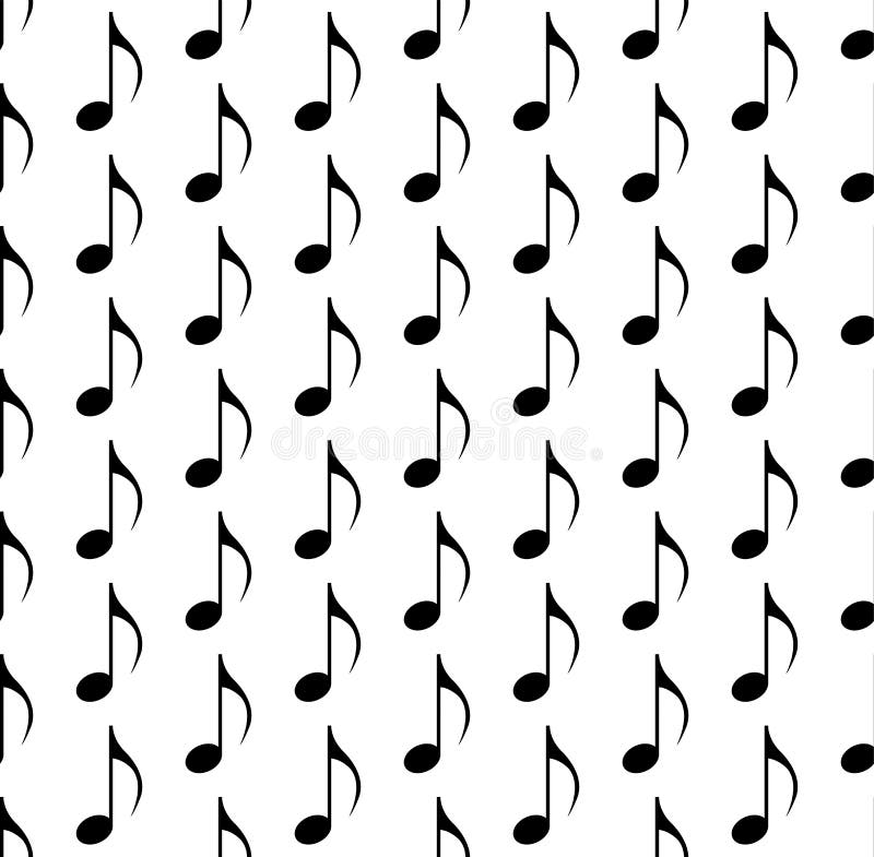 Seamless Musical Symbols and Marks Seamless Background with Musical ...