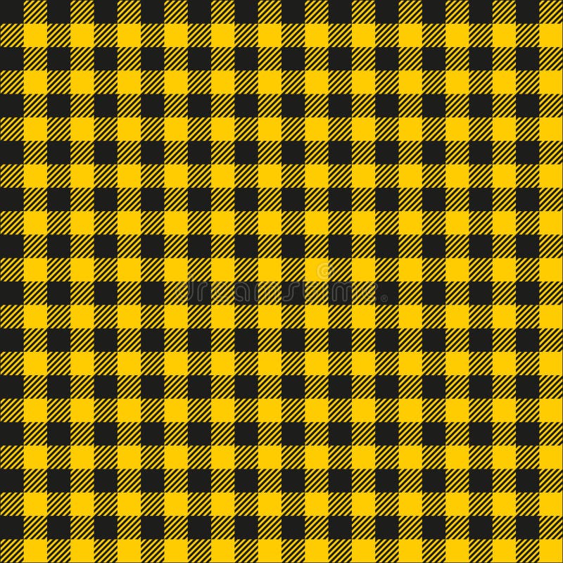 Seamless Mustard Yellow and Black Checkered Fabric Pattern Background ... Seamless Mustard Yellow and Black Checkered Fabric Pattern Background ...