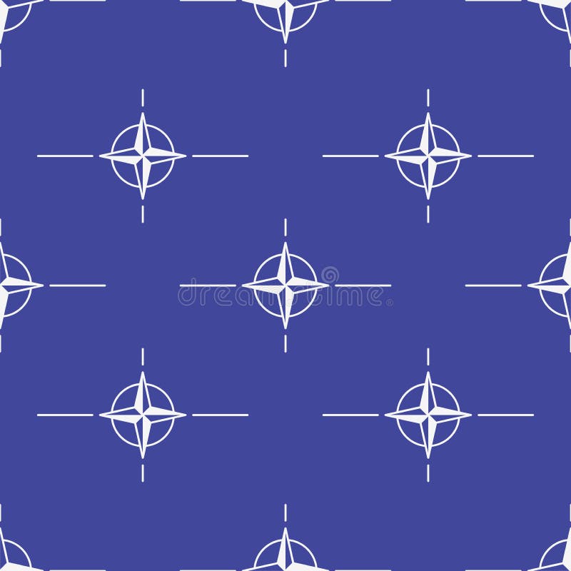 Seamless NATO logo pattern stock vector. Illustration of nation - 243565361