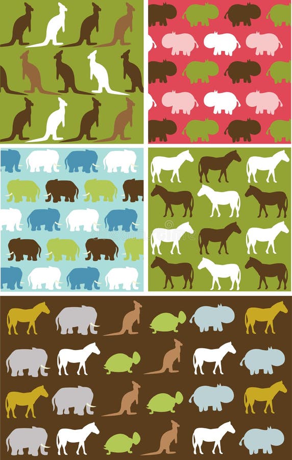 Seamless Natural Animal Pattern, Animal Texture Stock Vector ...