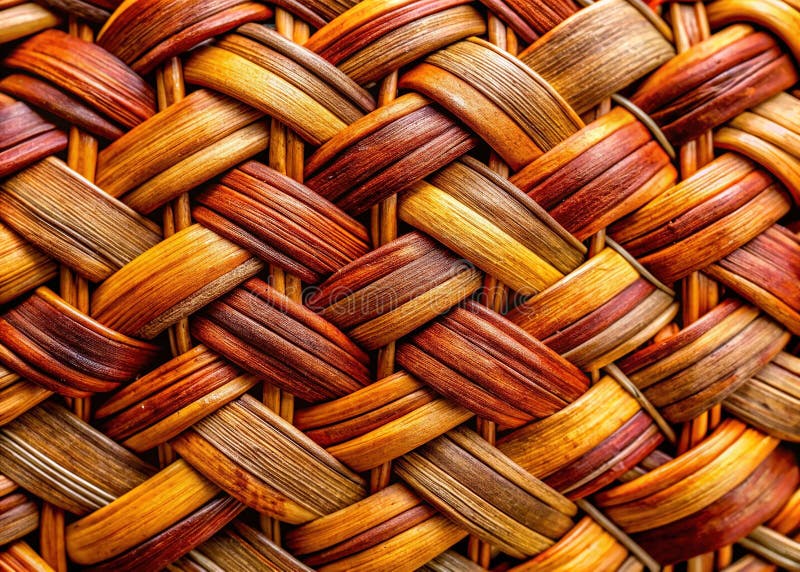 Seamless Natural Basket Weave Texture Background a Detailed Repeating ...