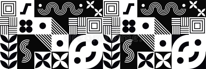 Seamless Natural Pattern, of Organic Geometry Shape. the Modern Element ...