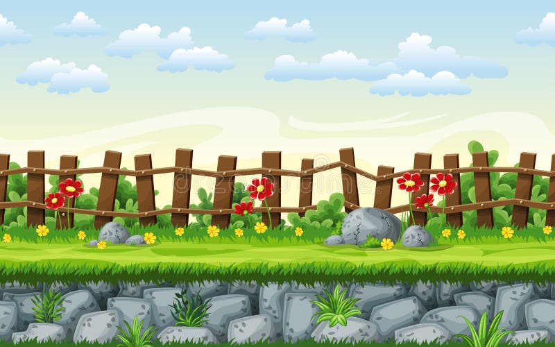 Seamless Cartoon Background Stock Illustrations – 609,442 Seamless ...