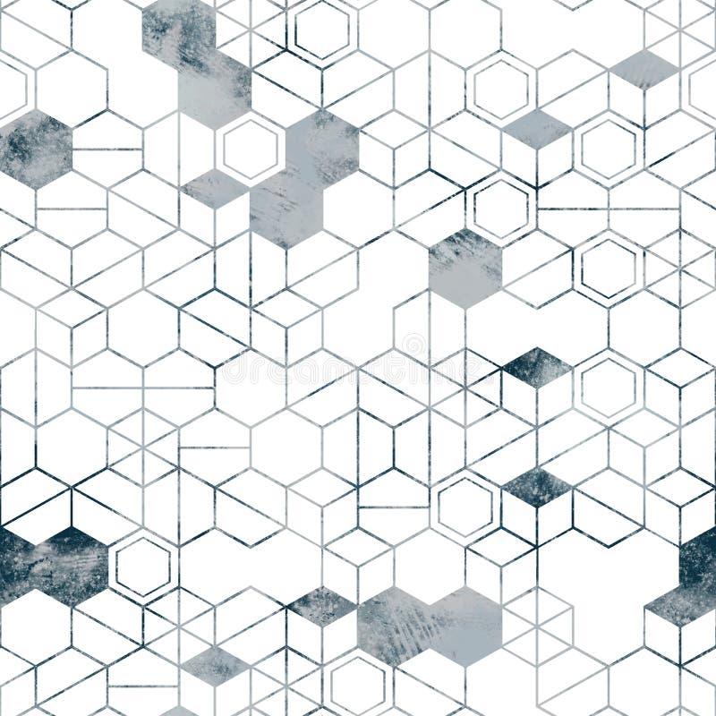 Seamless Navy Blue and White Abstract Grungy Seamless Surface Pattern ...