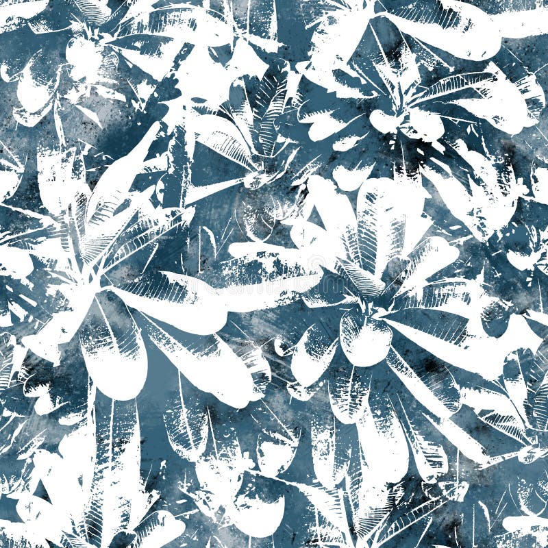 Seamless Navy Blue and White Abstract Grungy Seamless Surface Pattern ...