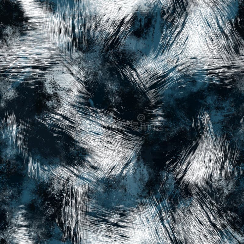 Seamless Navy Blue and White Abstract Grungy Seamless Surface Pattern ...