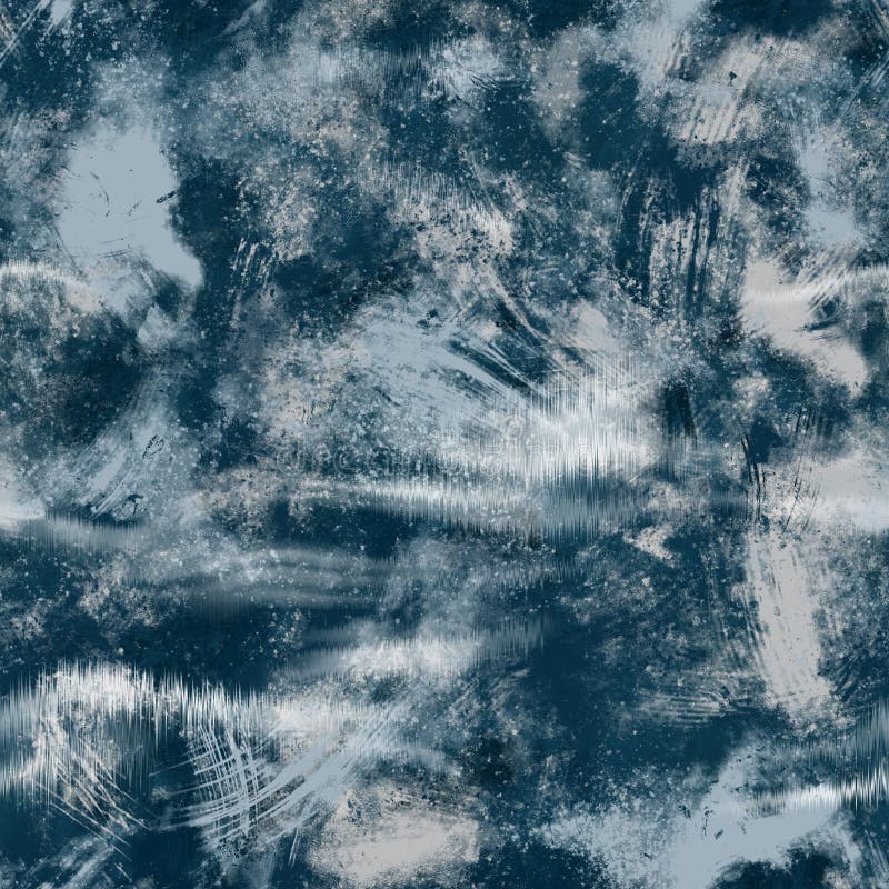 Seamless Navy Blue and White Abstract Grungy Seamless Surface Pattern ...