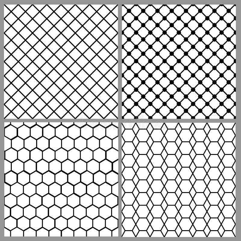 Seamless net patterns stock vector. Illustration of pattern - 75534433