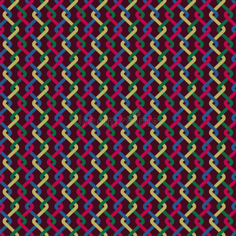 Seamless Netting Pattern Background. Vector Stock Vector - Illustration ...