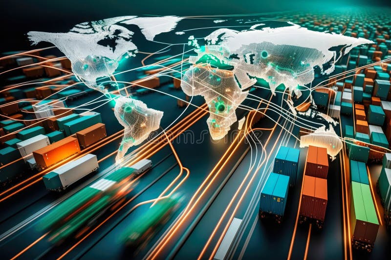 Seamless Network of Global Logistics Transportation System with Containers Moving Across the ...