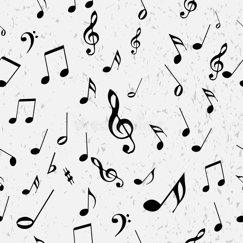 Seamless notes pattern stock illustration. Illustration of cover - 51881397