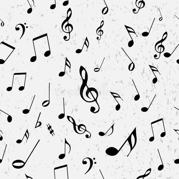 Seamless notes pattern stock illustration. Illustration of cover - 51881397