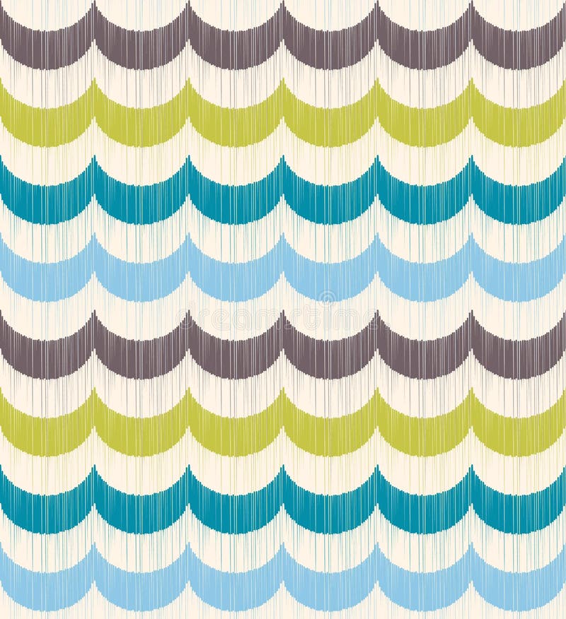 Seamless Ocean Waves. Sea Surf, Decorative Surfing Wave and Water ...