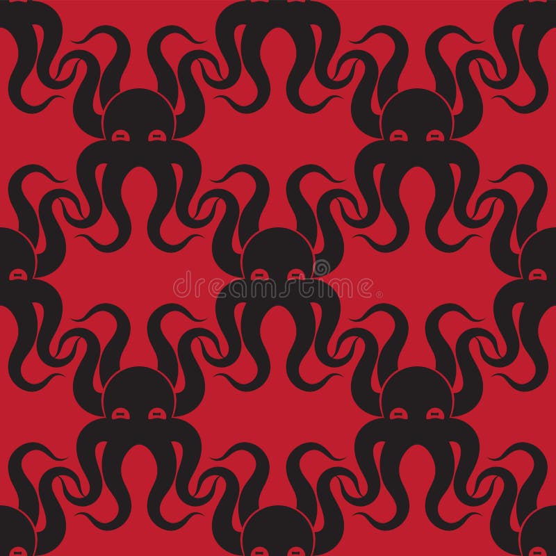 Octopus. Sea Monster stock vector. Illustration of invertebrate - 85988659