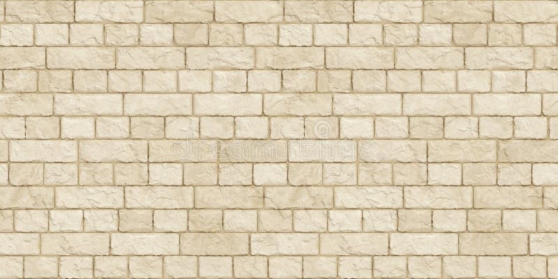 Seamless Old Sandstone Brick Wall Background Texture Stock Illustration ...
