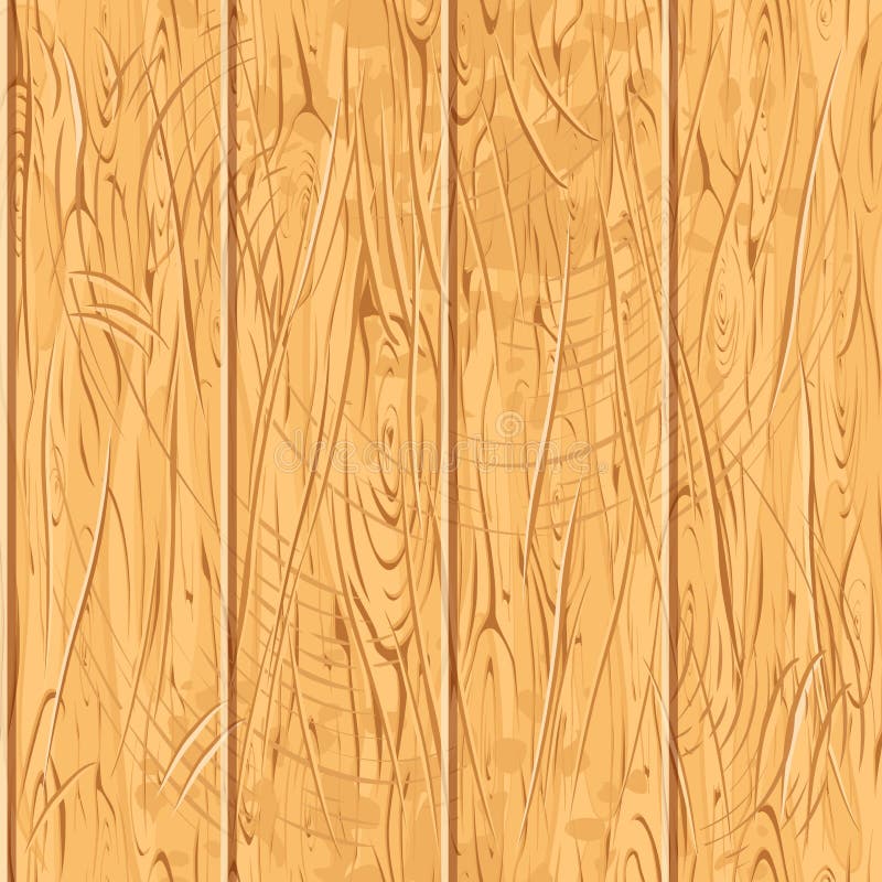 Seamless Old Wooden Planks. Vector Wood Pattern Stock Vector ...