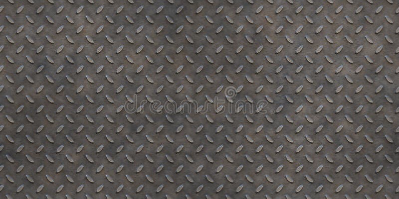 Rust Diamond Plate Seamless Texture Stock Illustrations – 80 Rust ...