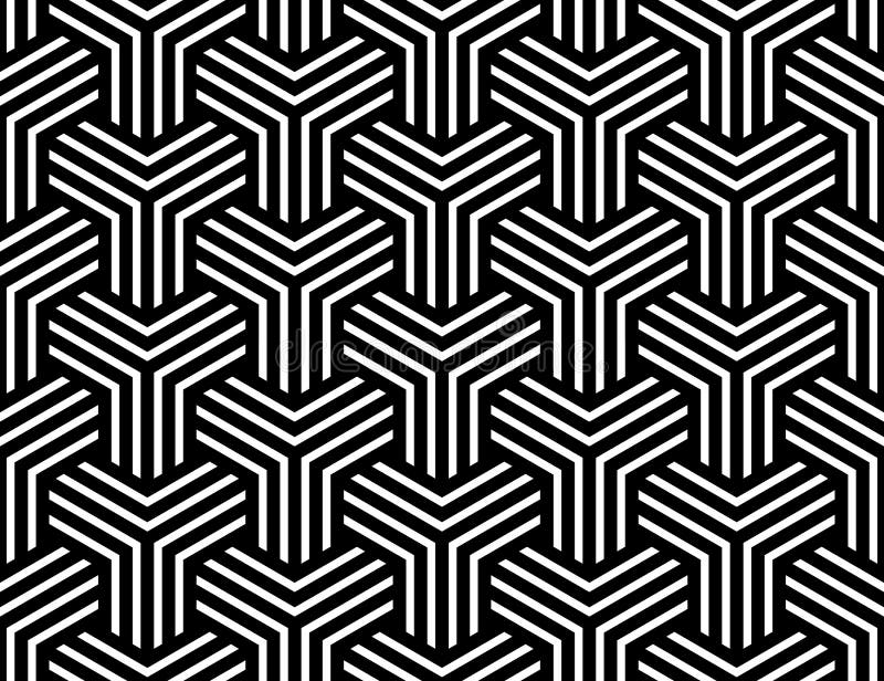 Interlacing Pattern. Seamless Geometric Texture Stock Vector ...