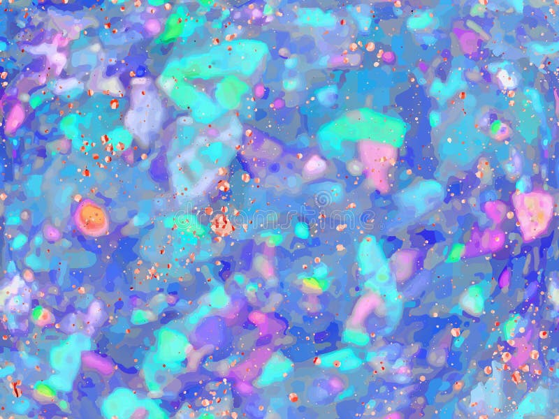 Seamless Opal Gemstone Background. Trendy Abstract Vector Template for ...