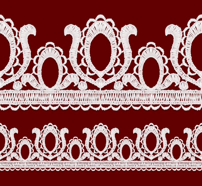 Seamless openwork lace stock illustration. Illustration of pattern ...