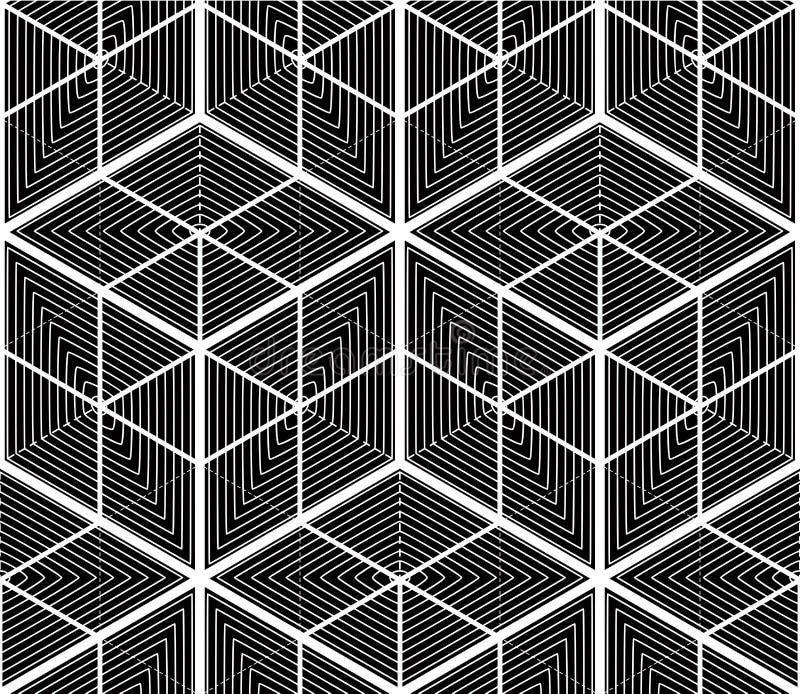 Seamless Optical Ornamental Pattern with Three-dimensional Geometric ...
