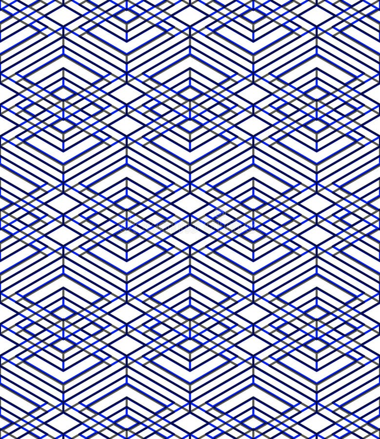 Seamless Optical Ornamental Pattern with Three-dimensional Geometric ...