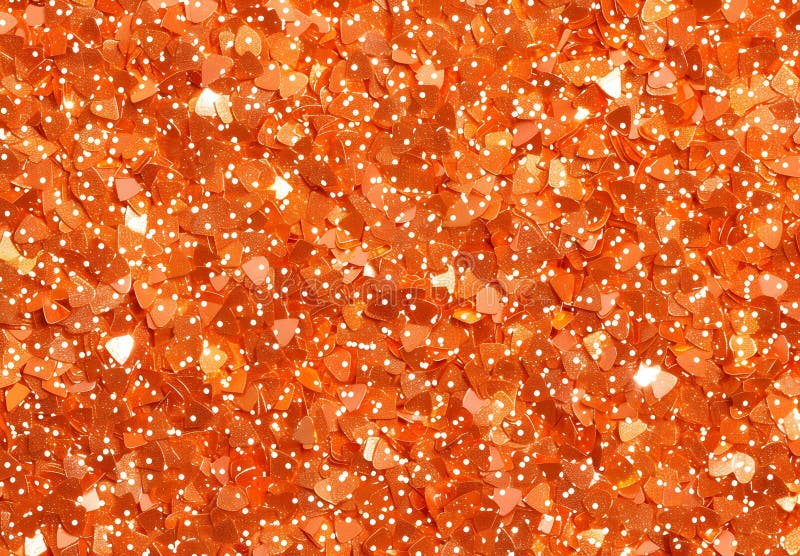 Seamless Orange Glitter Texture Background Stock Illustration ...