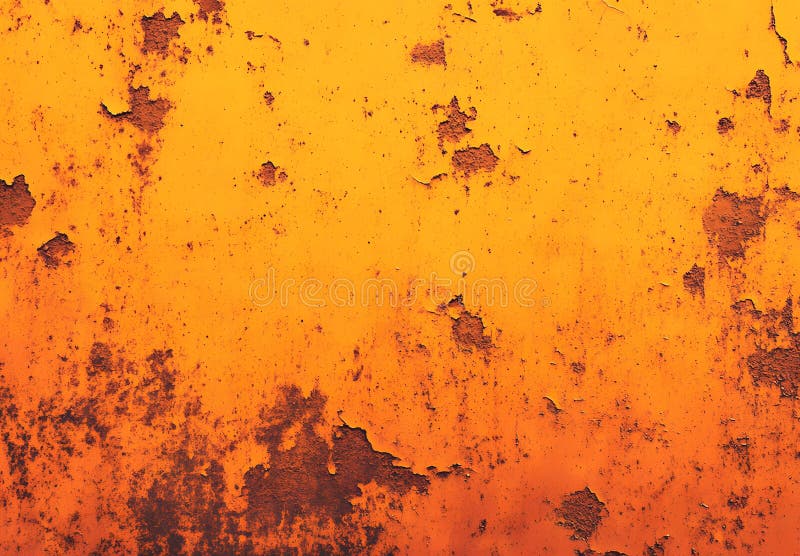 Seamless Orange Rusty Metal Texture Stock Illustration - Illustration ...
