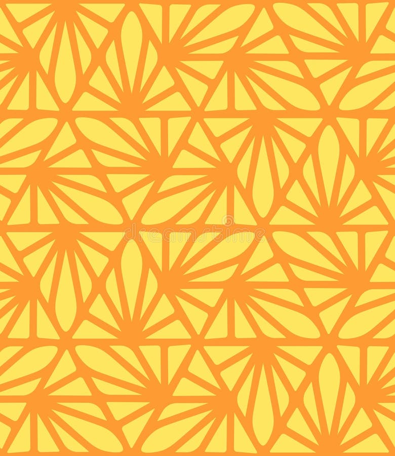 Seamless Orange Yellow Pattern for Background and Cover Stock ...