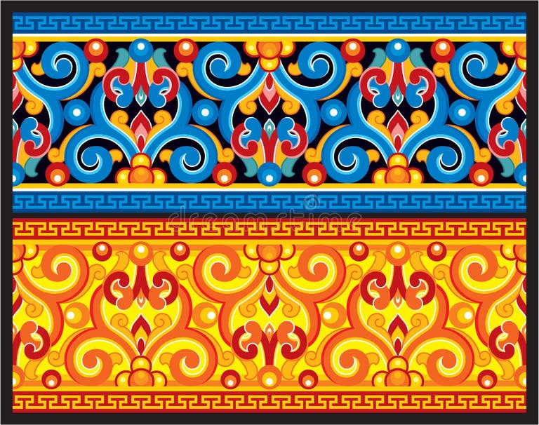 Mongolian Frame Design Stock Illustrations – 425 Mongolian Frame Design ...