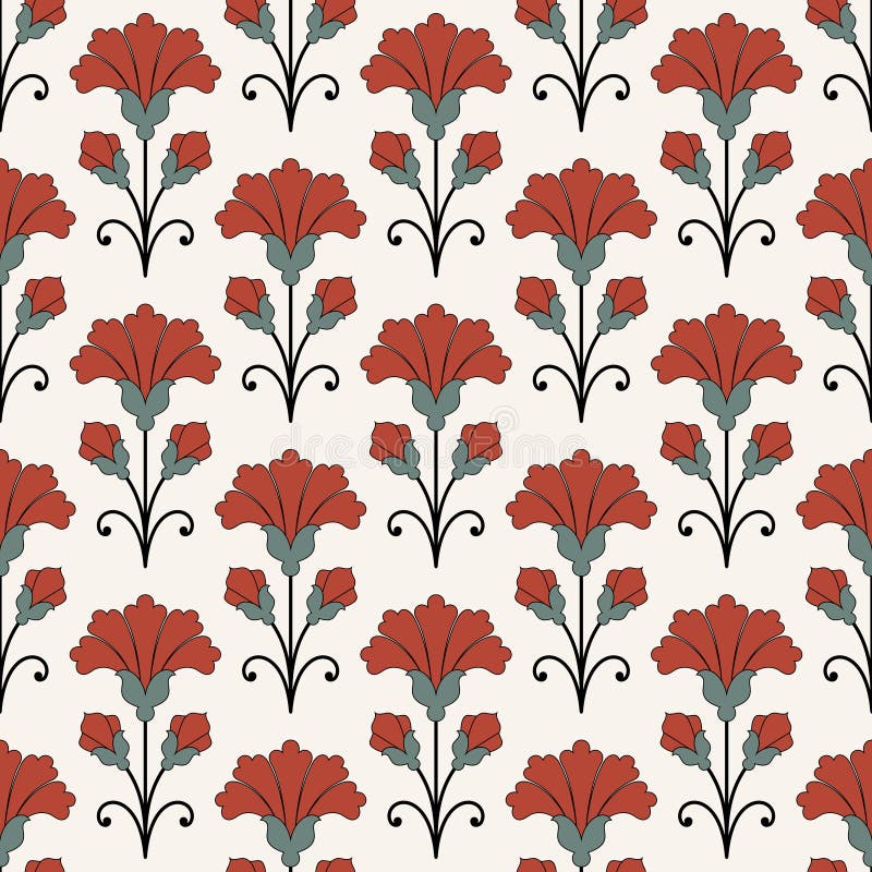 Seamless Oriental Cloud Pattern Stock Vector Illustration Of