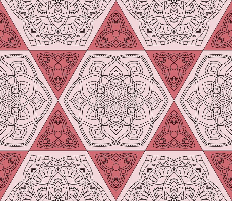 Seamless oriental pattern. stock vector. Illustration of cover - 66107658