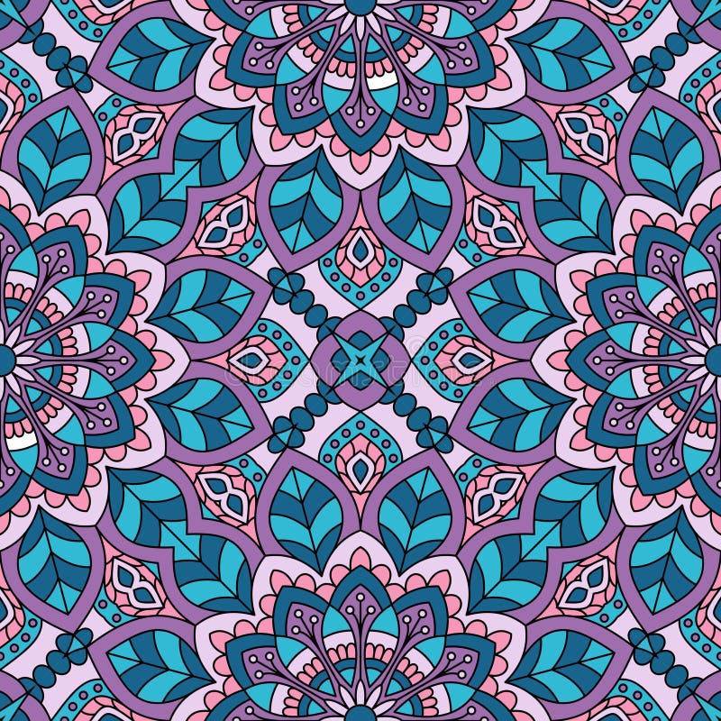 Seamless oriental pattern. stock vector. Illustration of cover - 66107658