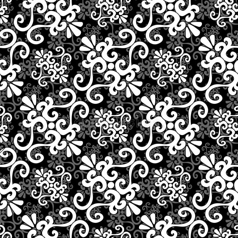 Seamless Fancy Floral Background-pattern Stock Vector - Illustration of ...