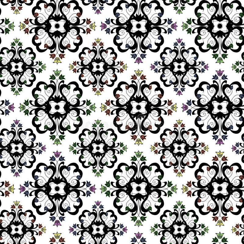 Seamless ornament pattern stock vector. Illustration of background ...