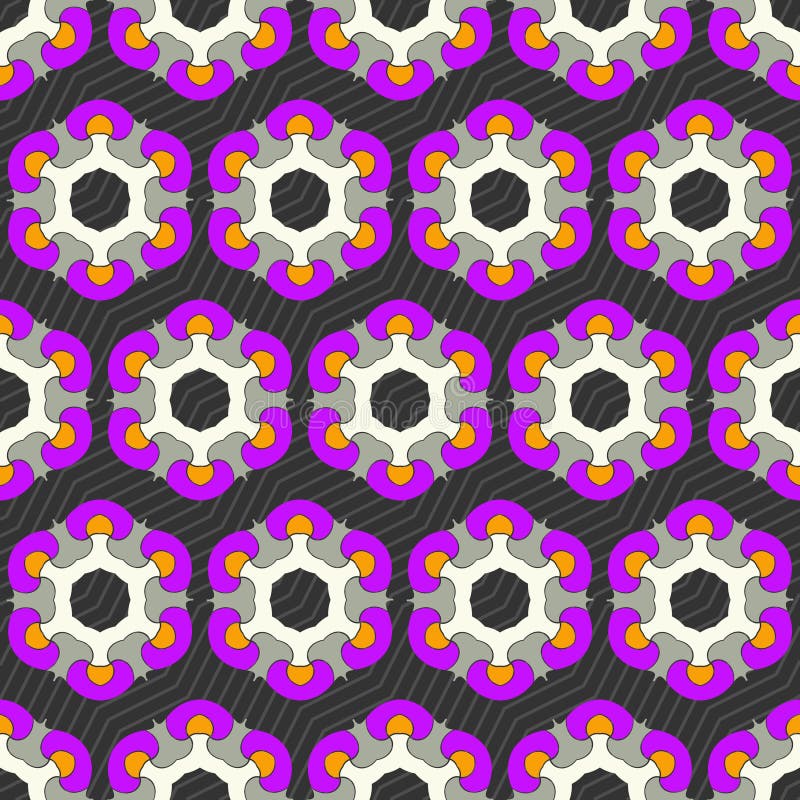 Seamless Ornament Pattern Vector Tile Stock Vector - Illustration of ...