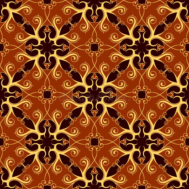 Seamless ornament stock vector. Illustration of ornate - 39617634