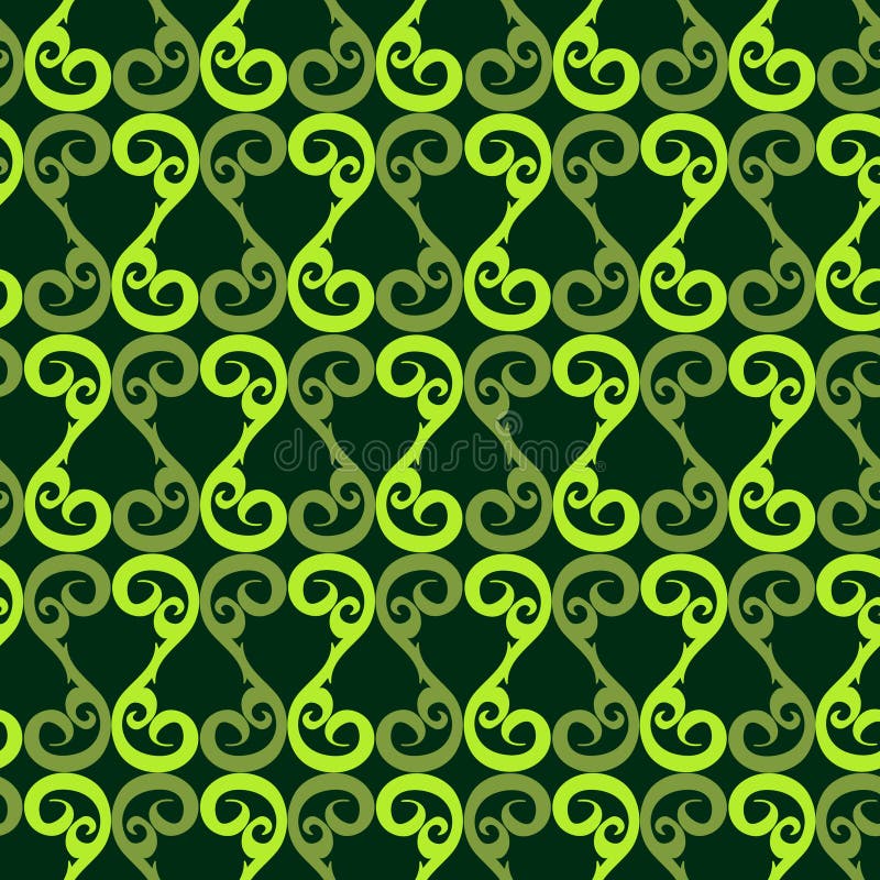 Green Retro Pattern stock vector. Illustration of retro - 6714625