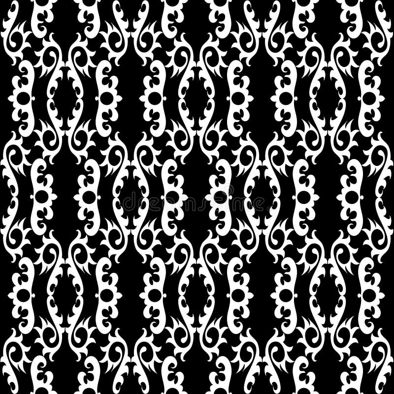 Seamless Ornament Wallpaper Stock Vector - Illustration of elements ...