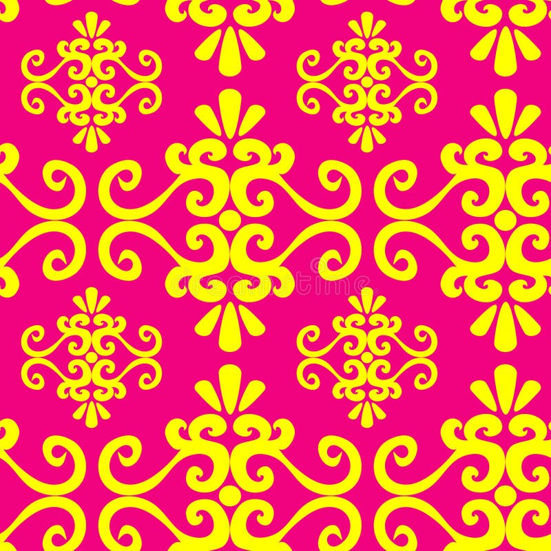 Seamless Ornament Wallpaper Stock Vector - Illustration of scroll, lace ...