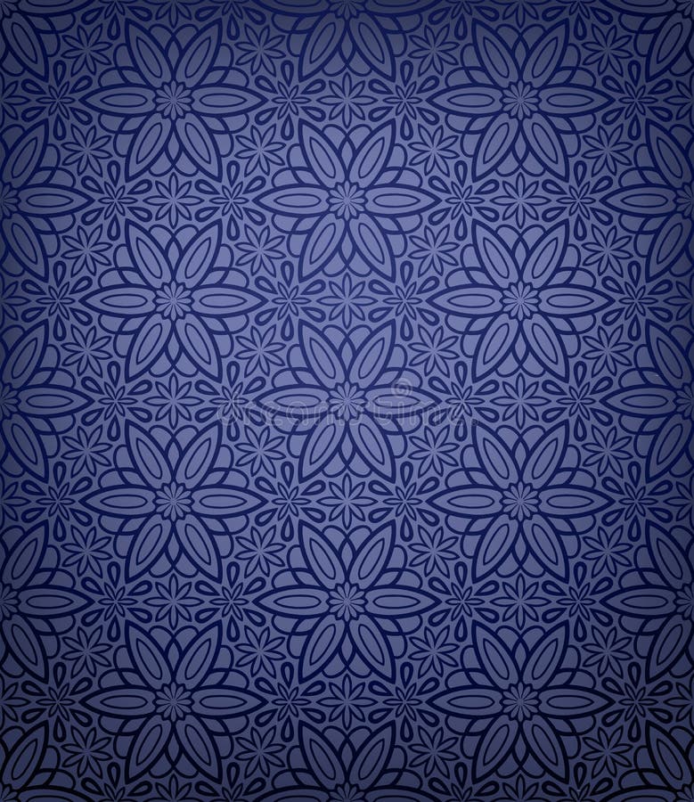 Seamless Ornamental Pattern Stock Vector - Illustration of floral ...