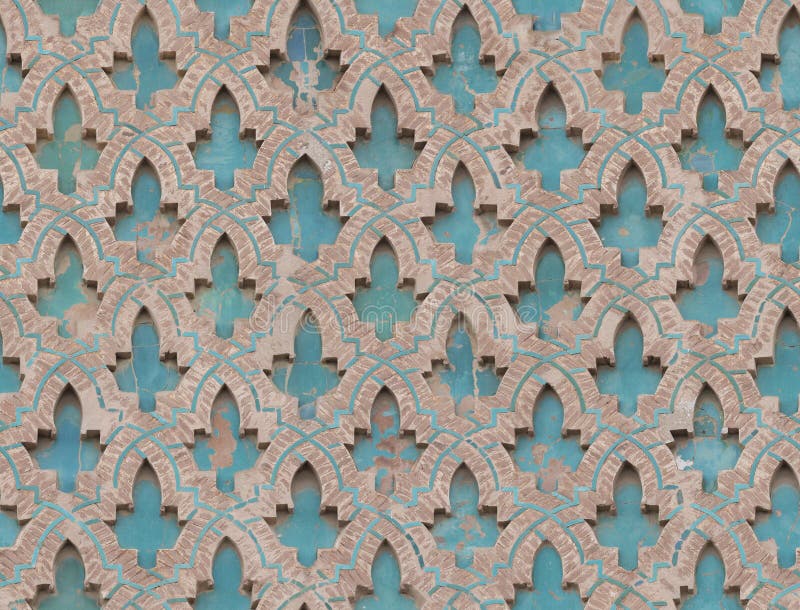 Seamless Ornate Moorish Pattern Stock Image - Image of carved, medieval ...