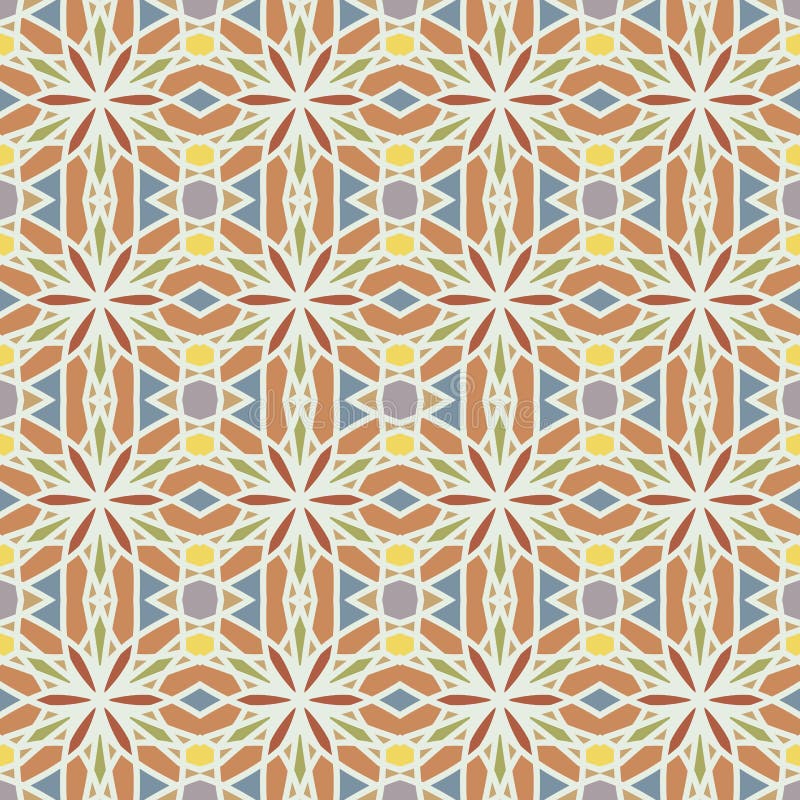 Seamless Ornate Pattern in Arabic Style. Vector Illustration Stock ...