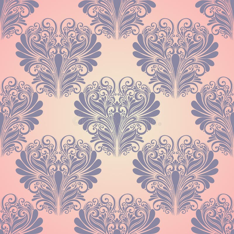 Seamless Ornate Pattern (Vector) Stock Vector - Illustration of ...