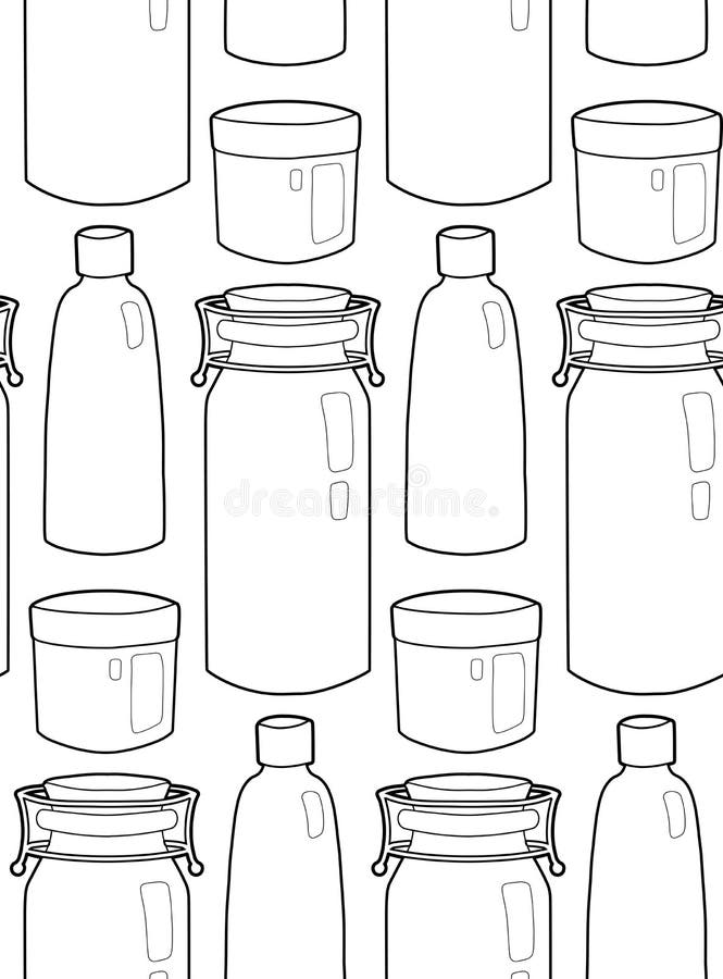 Contour Sketch Bottles Stock Illustrations – 332 Contour Sketch Bottles ...