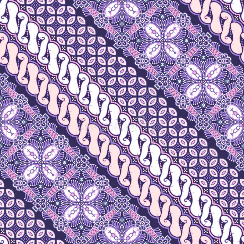 Seamless Overall Traditional Javanese Batik Pattern 241003 Stock Vector ...