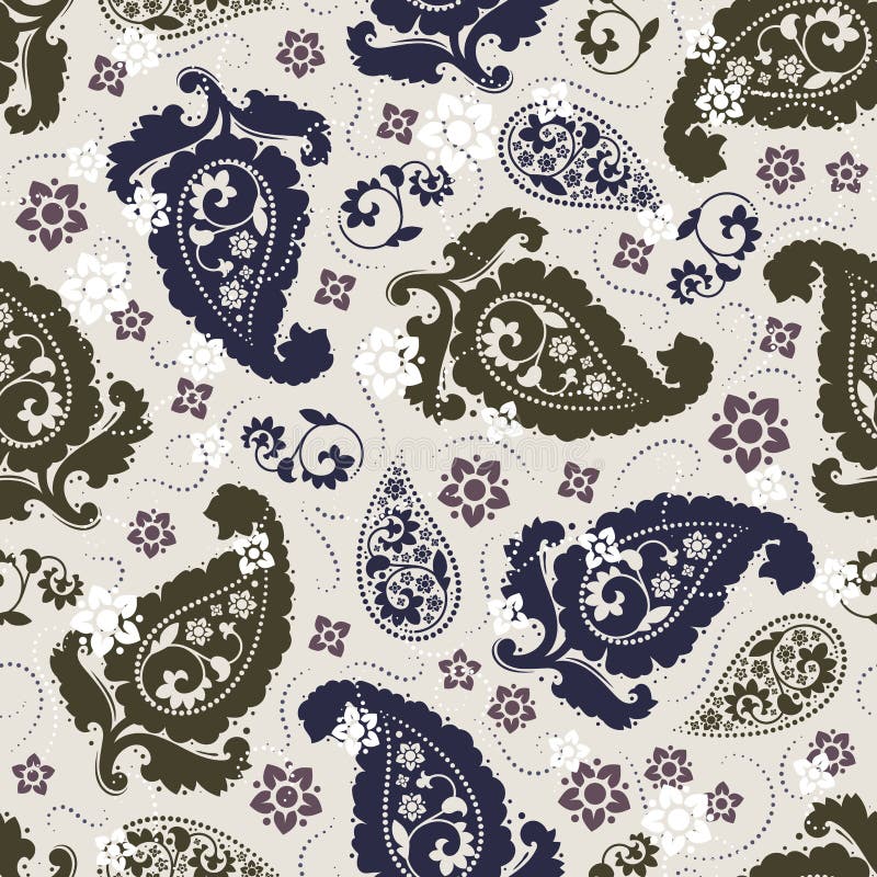 Seamless paisley pattern stock vector. Illustration of arabic - 94397174